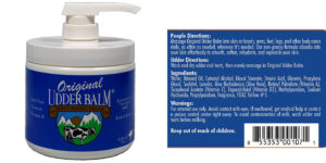 Original Udder Balm The 40 year old secret | MBMA Corporation